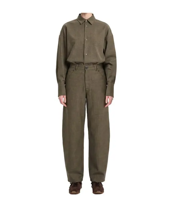 DARKPARK High-waist Wide-leg Pants