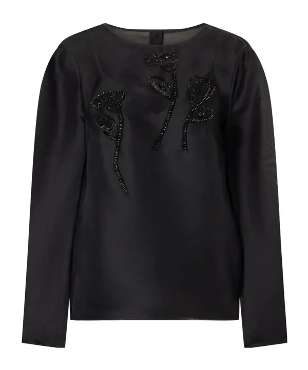 Carolina Herrera Silk-organza Blouse