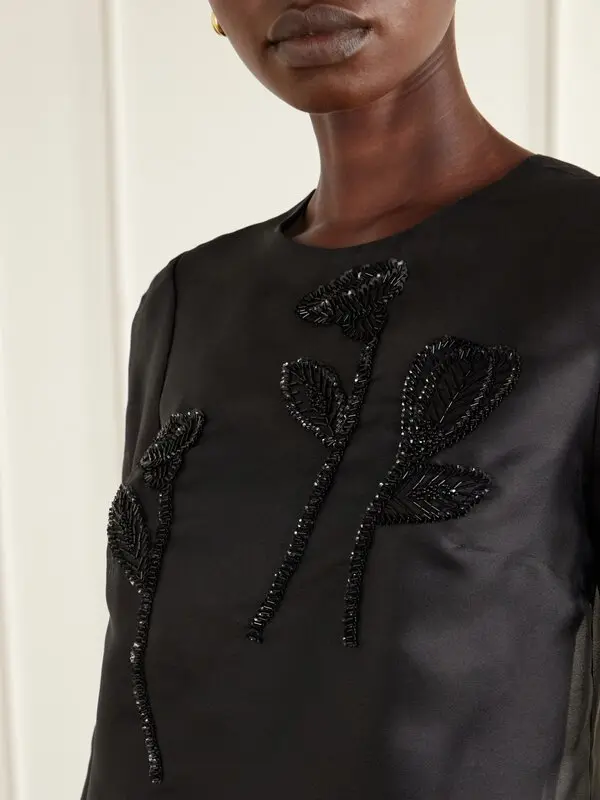 Carolina Herrera Silk-organza Blouse