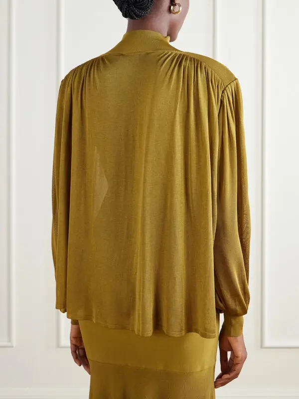 Altuzarra Yellow-green Knit Top