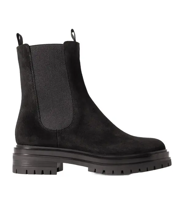GIANVITO ROSSI Chester Suede Chelsea Boots