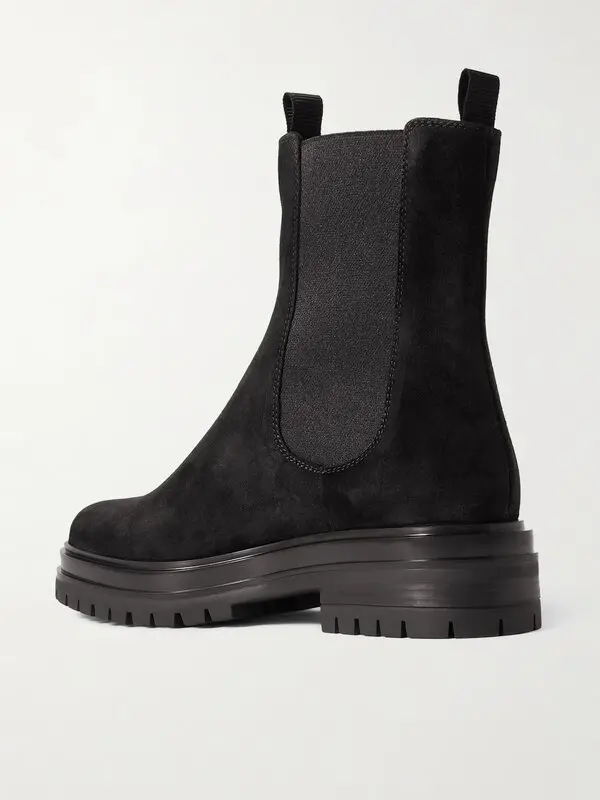 GIANVITO ROSSI Chester Suede Chelsea Boots