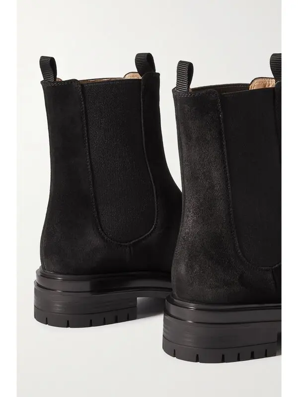 GIANVITO ROSSI Chester Suede Chelsea Boots