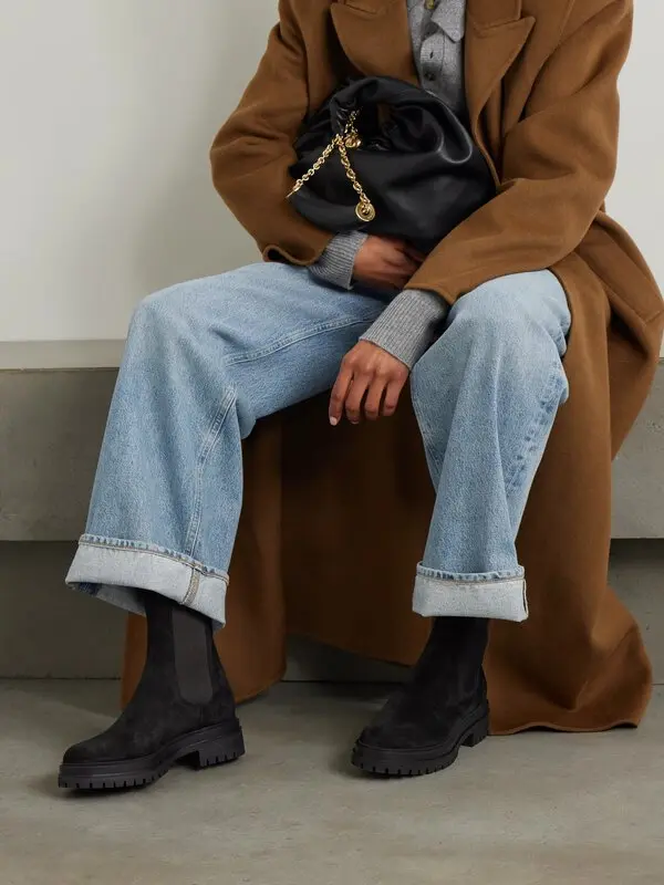 GIANVITO ROSSI Chester Suede Chelsea Boots
