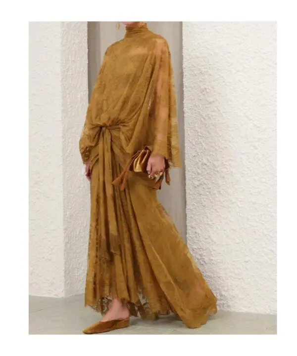 Zimmermann Ascent Batwing Lace Gown