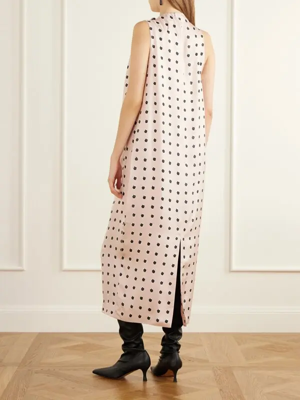 Altuzarra Printed Silk-satin Maxi Dress