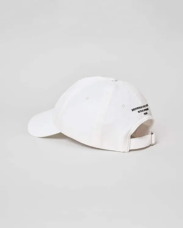 Celine Richelieu Cap In Light Cotton Twill