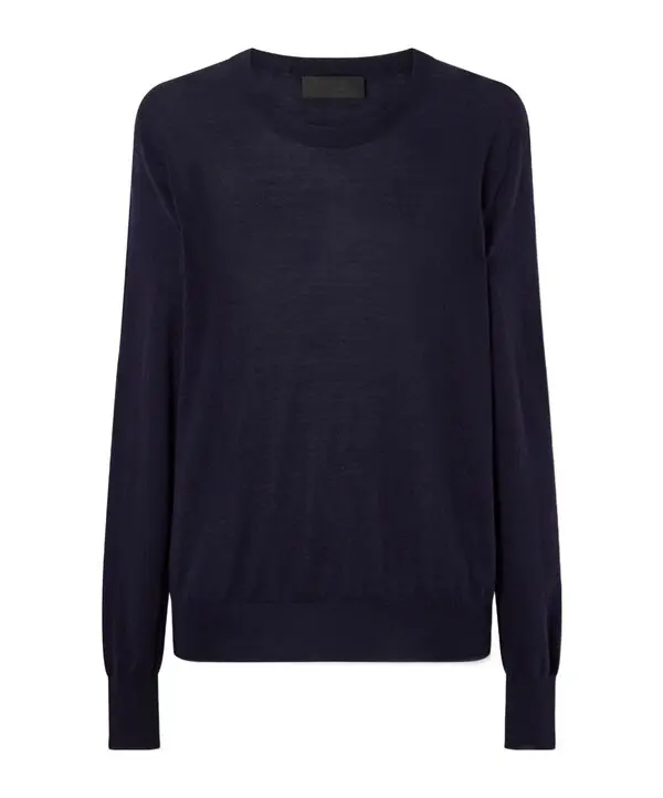 NILI LOTAN Cashmere And Silk-blend Sweater