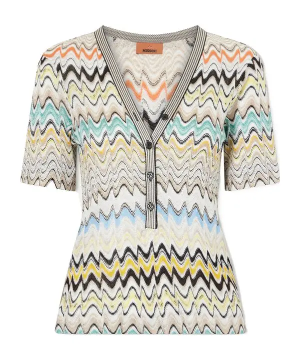 Missoni Striped Crochet-knit Sweater