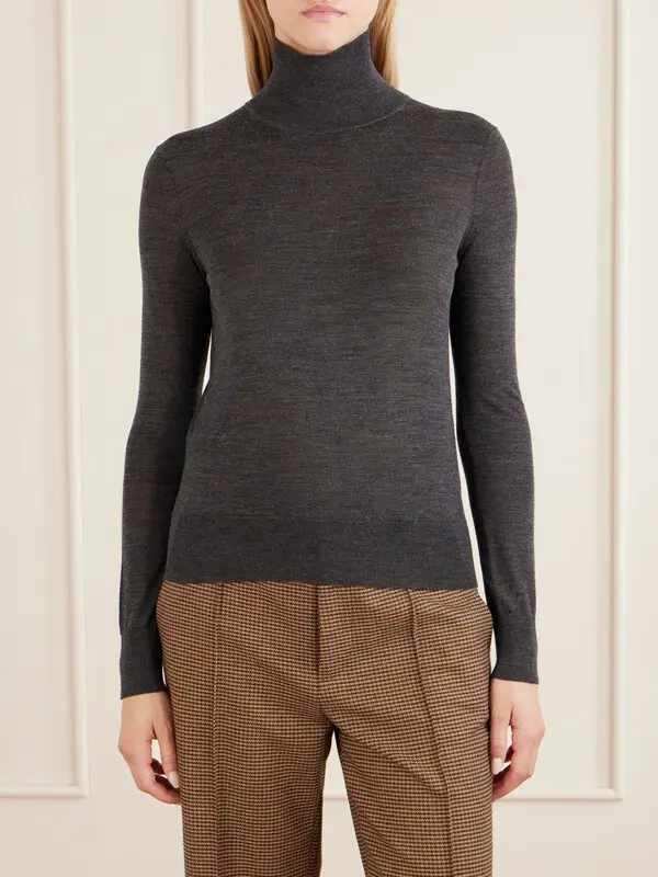 NILI LOTAN Cashmere Turtleneck Sweater