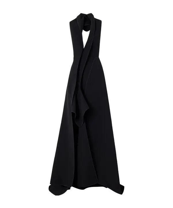 Maticevski Draped Crepe Gown
