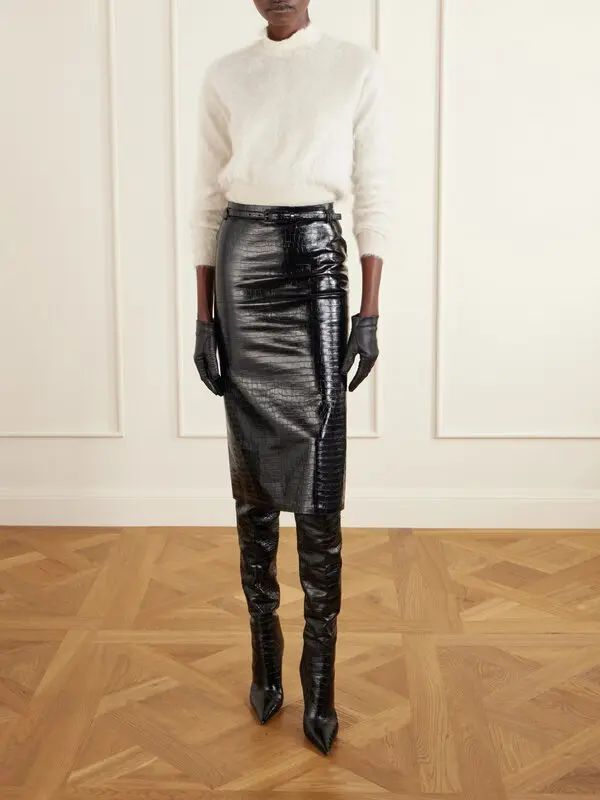 TOM FORD Soft-feel Midi Skirt