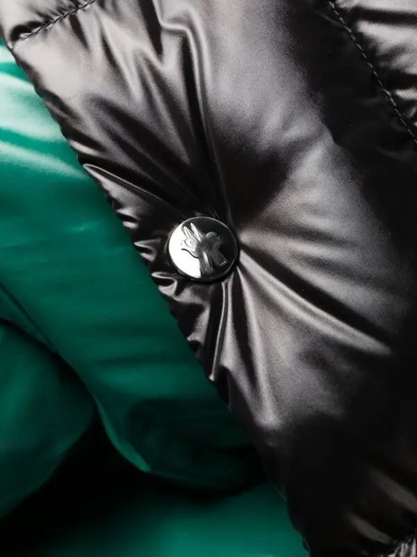 Moncler Hanoverian Logo Patch Quilted Coat