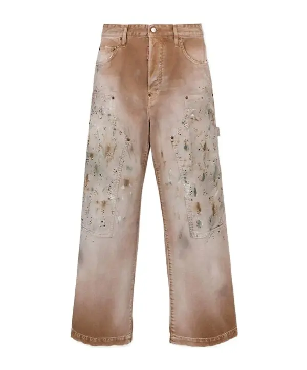 Dsquared2 Baggy Carpenter Jeans - Light Brown