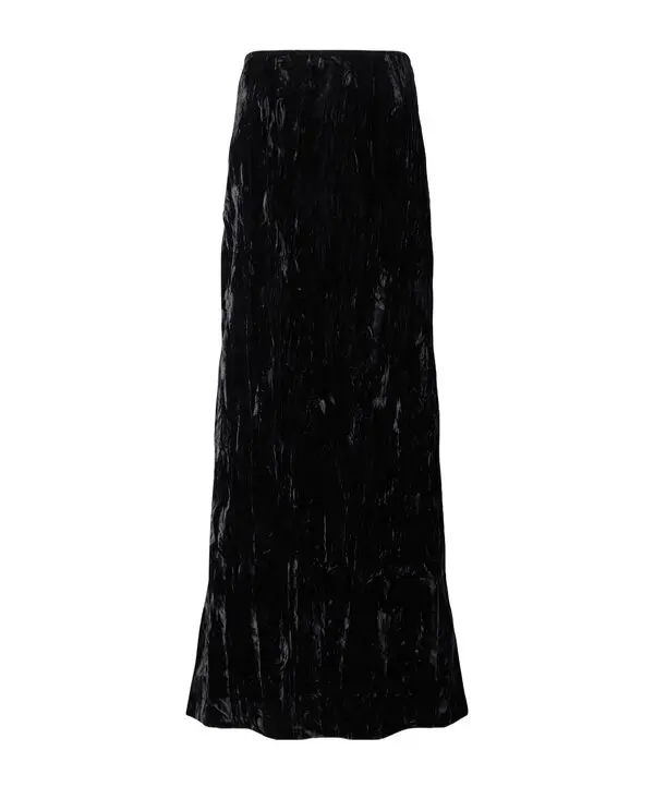 Anna Sui Velvet Maxi Skirt