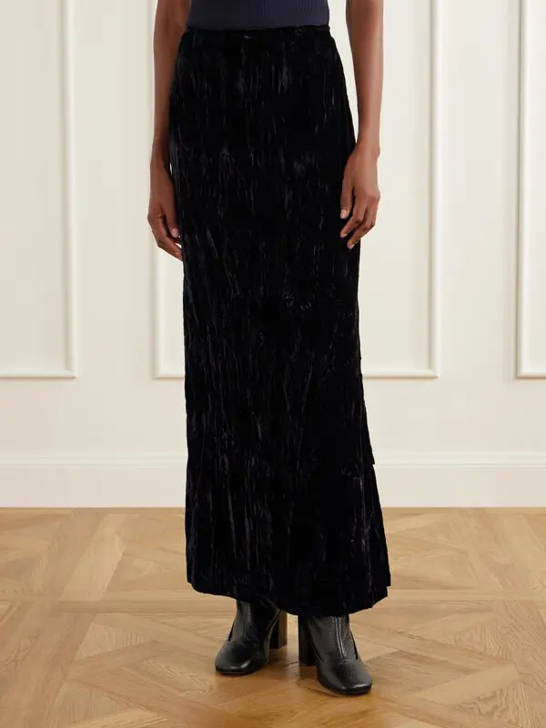 Anna Sui Velvet Maxi Skirt