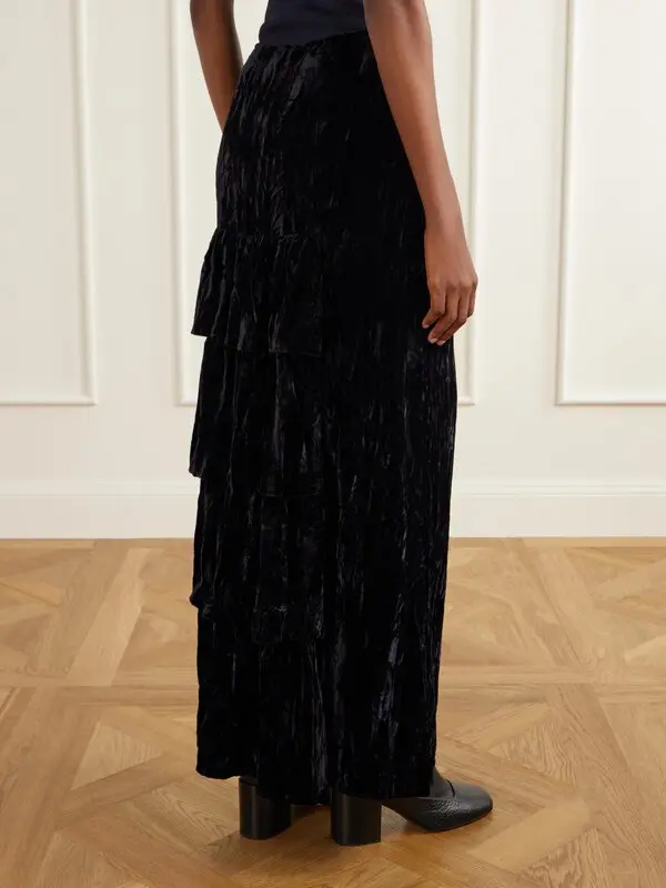 Anna Sui Velvet Maxi Skirt