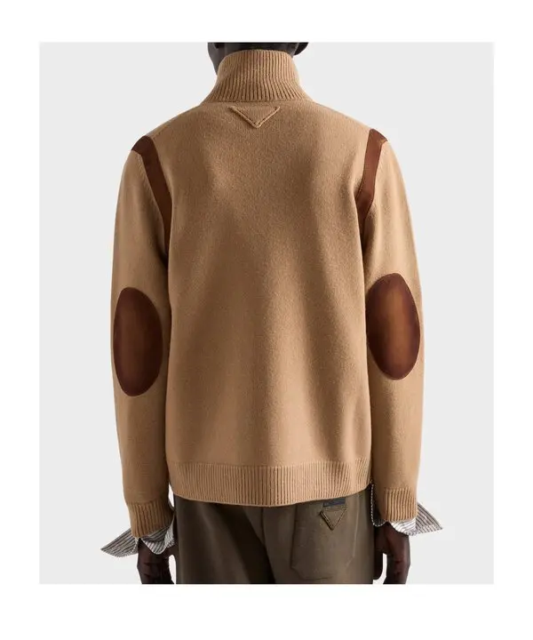 Prada High-neck Button-up Cardigan