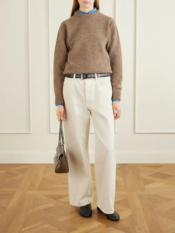 RÓHE Mélange Wool-blend Sweater