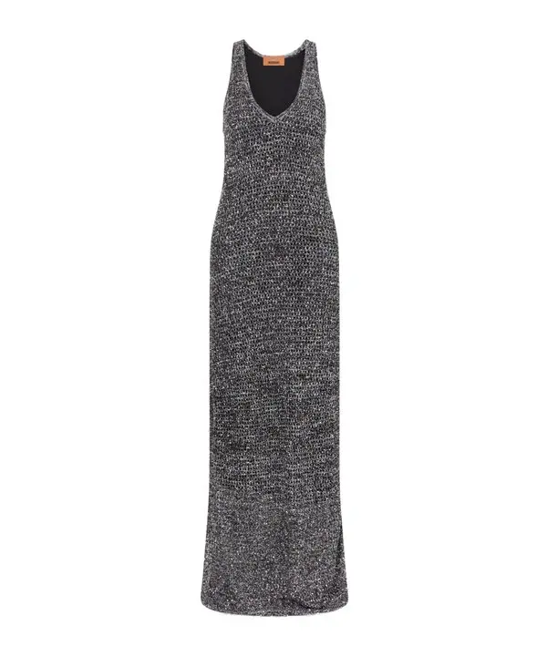 Missoni Embellished Mesh Maxi Dress