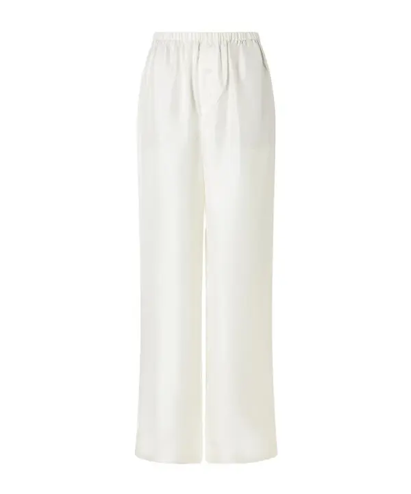 RÓHE Silk-satin Wide-leg Pants