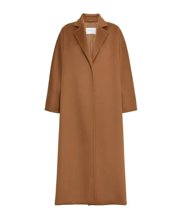 Max Mara Long Cashmere Coat - Camel