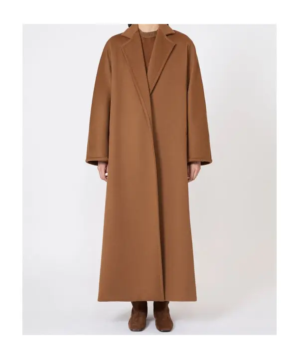 Max Mara Long Cashmere Coat - Camel