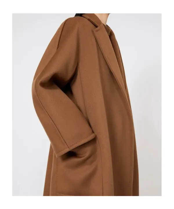 Max Mara Long Cashmere Coat - Camel