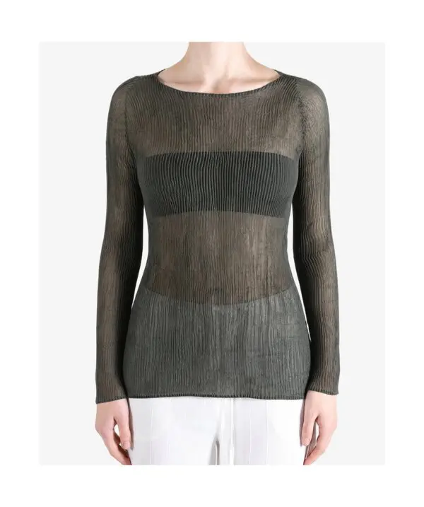 Issey Miyake Pleated T-shirt