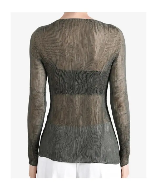 Issey Miyake Pleated T-shirt
