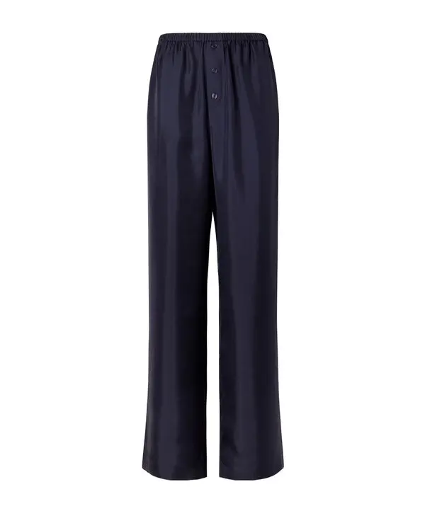 RÓHE Silk-satin Wide-leg Pants