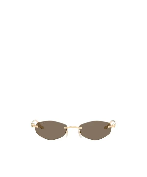 Cartier Rimless Oval Sunglasses - No