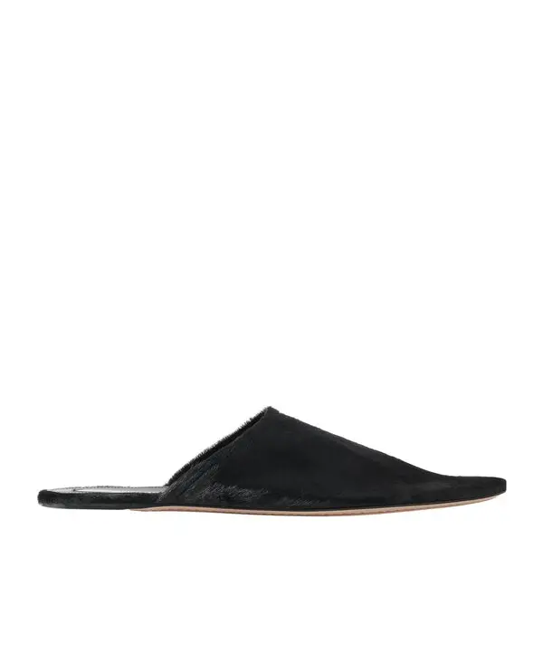 CHRISTEN Calf Hair Slip-ons