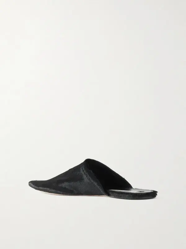 CHRISTEN Calf Hair Slip-ons