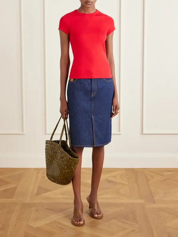 Dragon Diffusion Woven Leather Tote