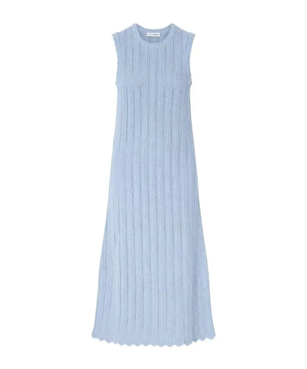 Altuzarra Dress With Delicate Trim - Blue