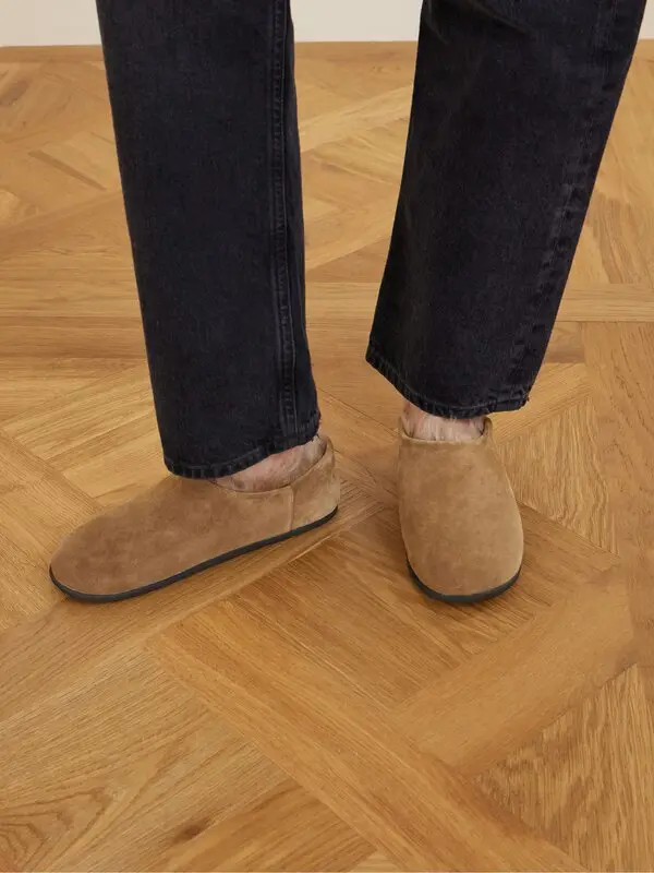CHRISTEN Suede Slippers