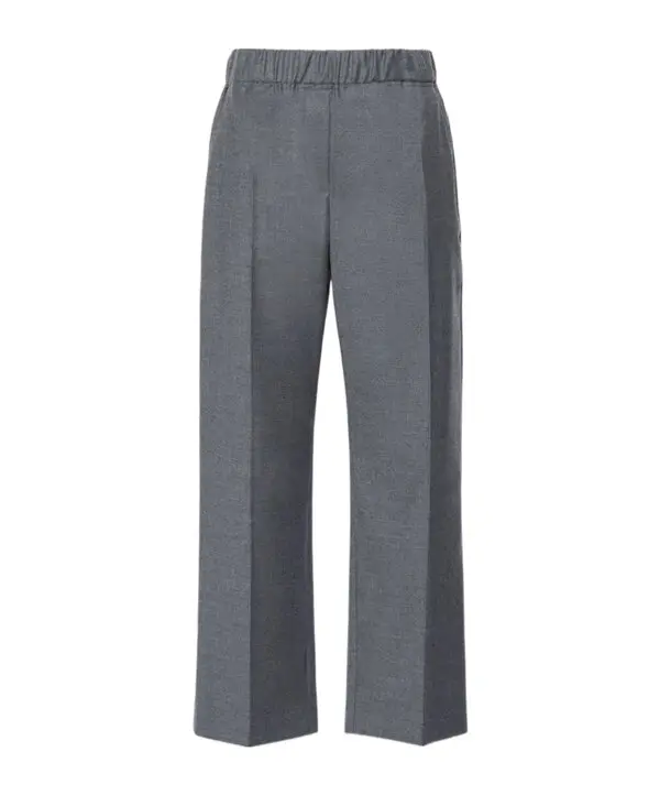 Max Mara Elasticated-waistband Tailored Trousers