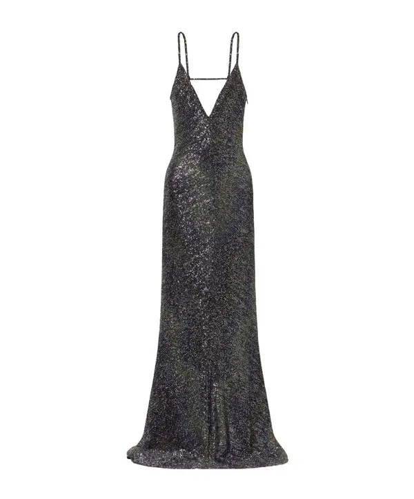 Missoni Sequin-embellished Crochet-knit Maxi Dress
