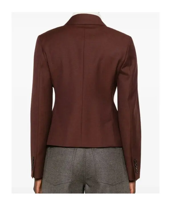 Max Mara Long-sleeve Blazer With Lapel Collar