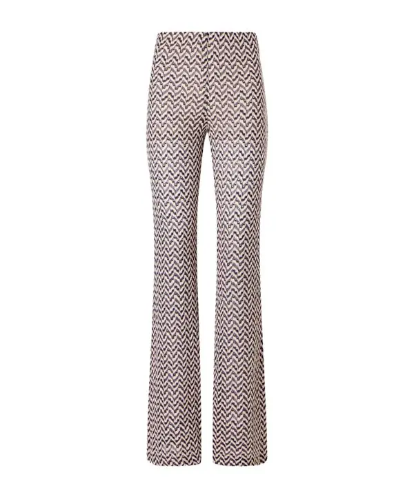Missoni Embellished Crochet-knit Flared Pants - Multicolor