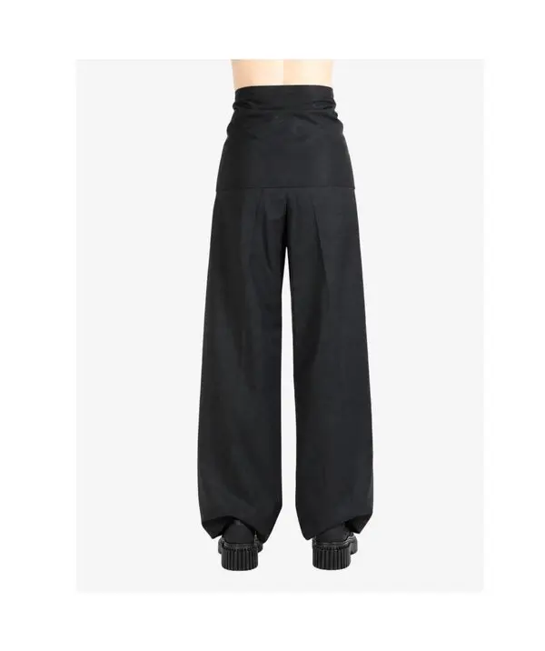 Issey Miyake High-waisted Casual Trousers