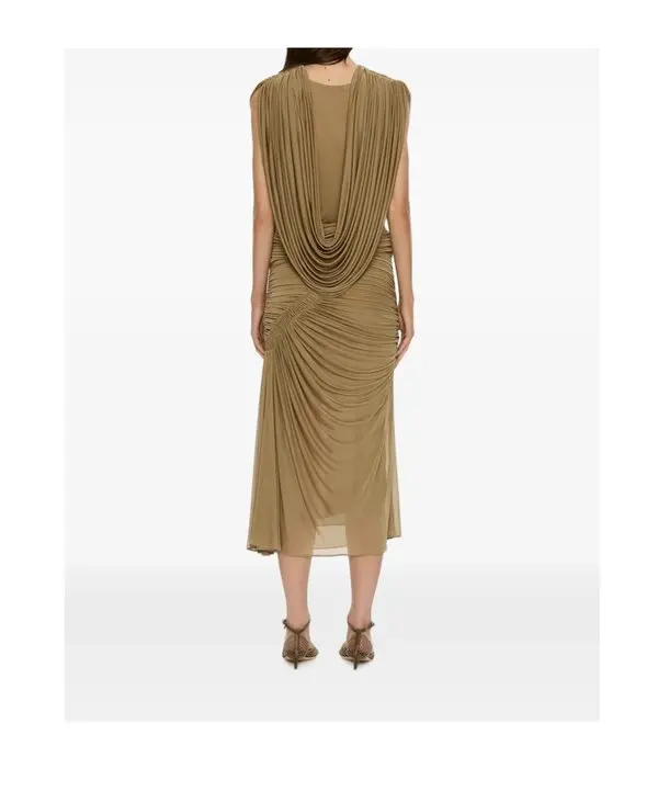 Christopher Esber Orion Ruched Midi Skirt