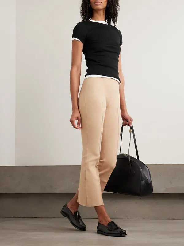 FLORE FLORE Ribbed -jersey T-shirt