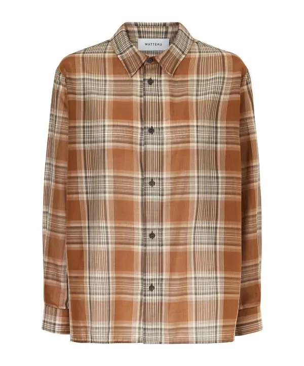 Matteau Plaid Long Sleeve Shirt