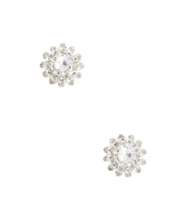 JENNIFER BEHR Crystal-embellished Silver-tone Earrings - No