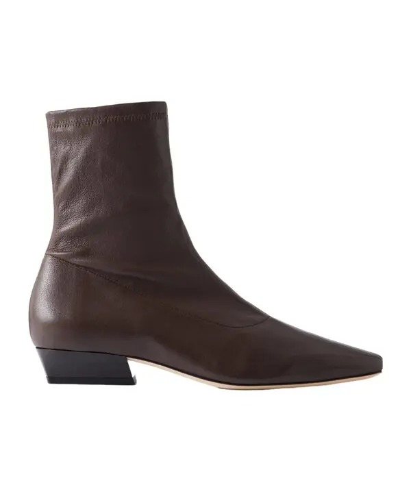 Staud Wally Leather Ankle Boots