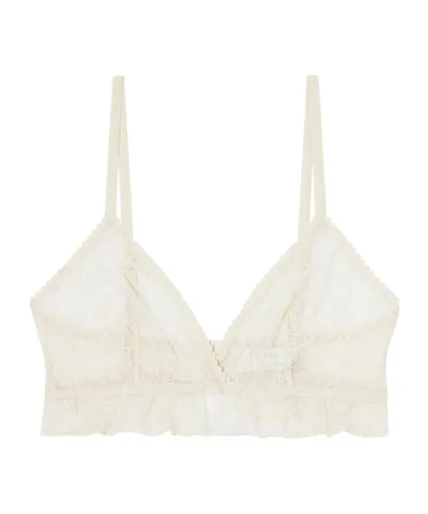ERES Embroidered Mesh Triangle Bra