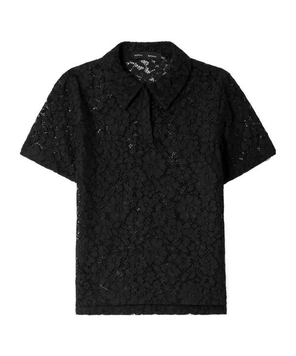 Proenza Schouler Floral Lace Shirt