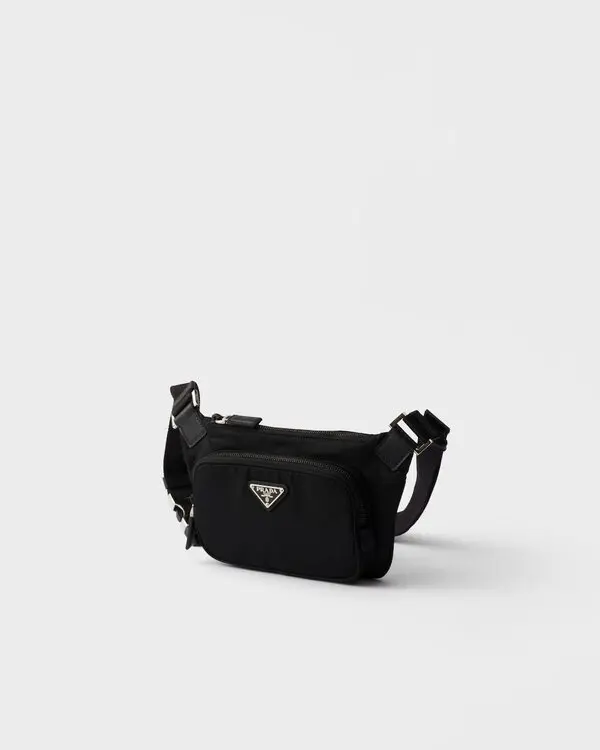 Prada Re-nylon And Saffiano Leather Shoulder Bag